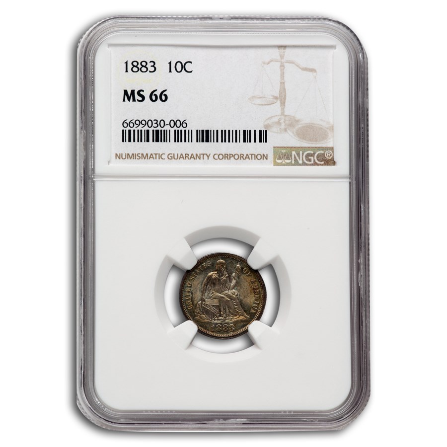 Buy 1883 Liberty Seated Dime MS-66 NGC | APMEX