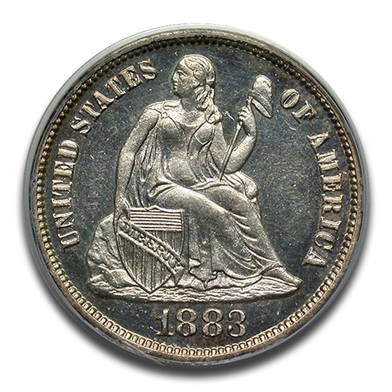 Buy 1883 Liberty Seated Dime PR-64 PCGS | APMEX