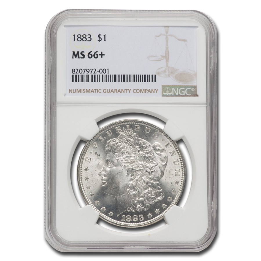 1883 Morgan Dollar MS-66+ NGC