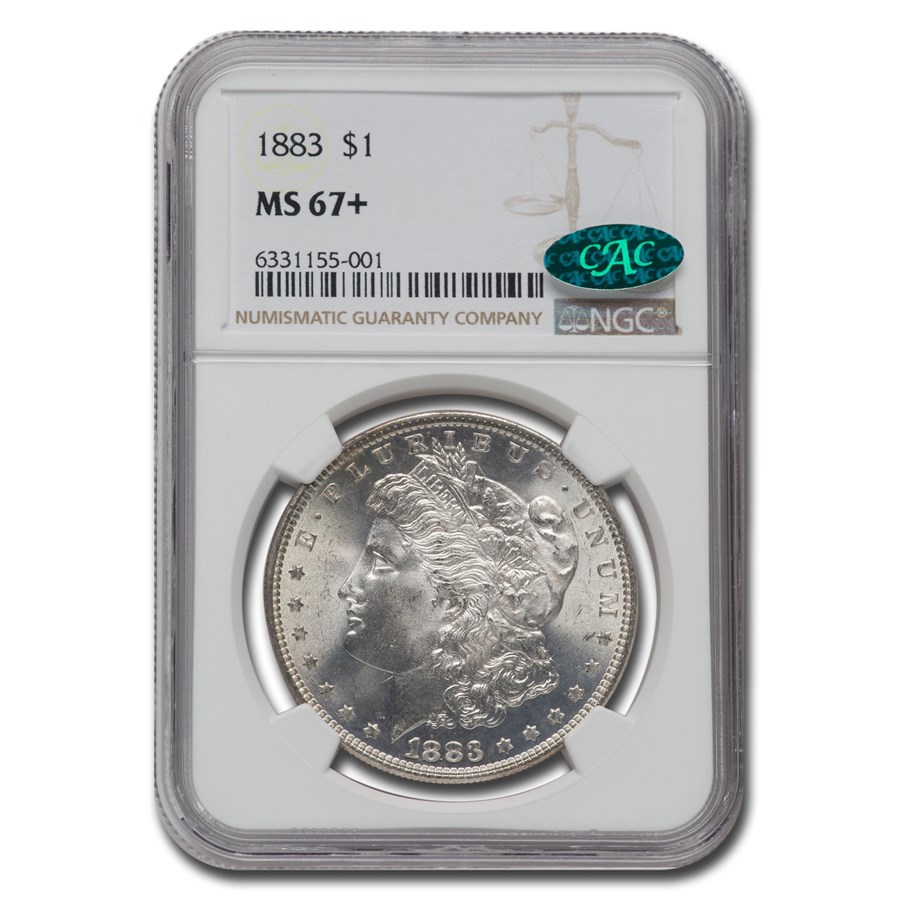 Buy 1883 Morgan Dollar MS-67+ NGC CAC | APMEX