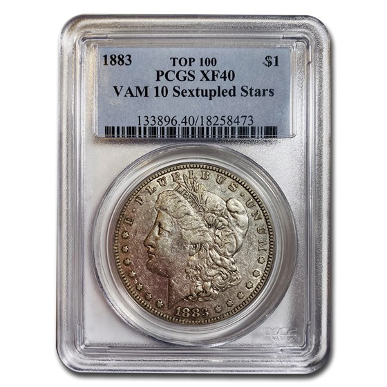 Buy 1883 Morgan Dollar XF-40 PCGS (VAM 10 Sextupled Stars) | APMEX