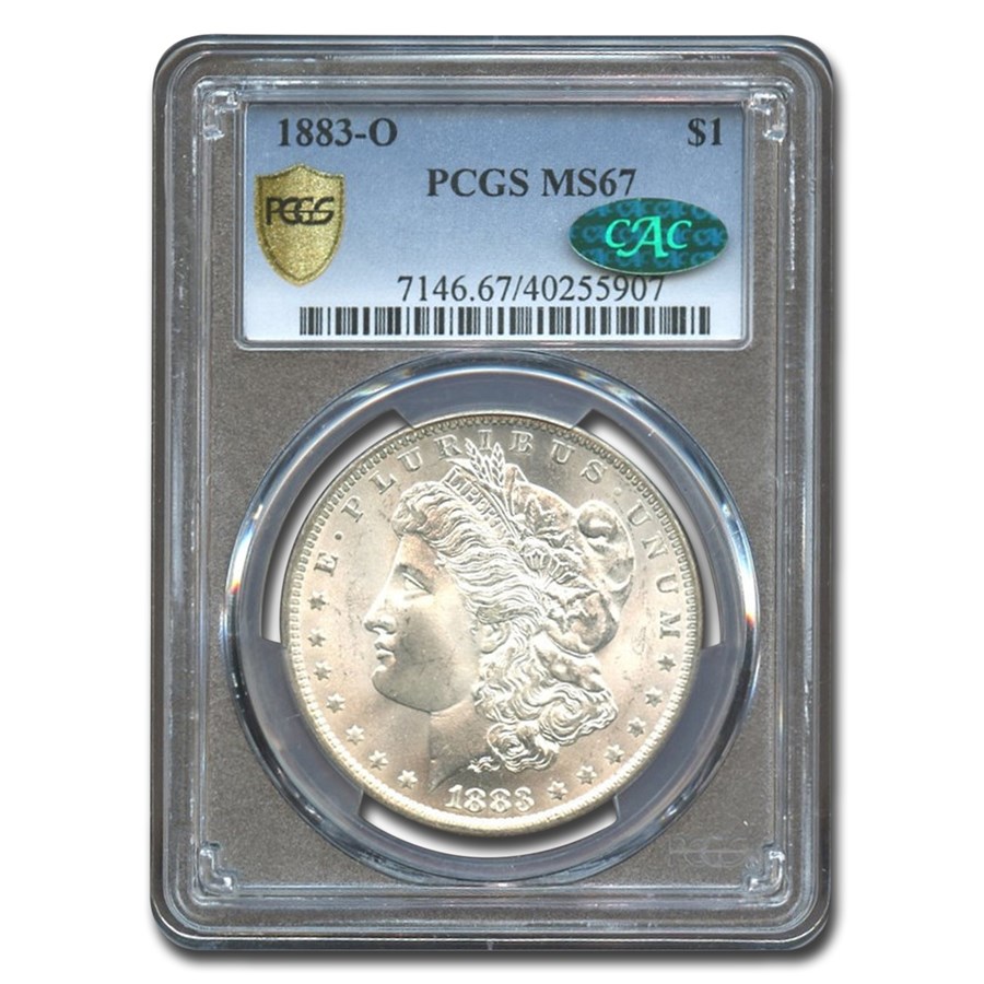 1883-O Morgan Dollar MS-67 PCGS CAC