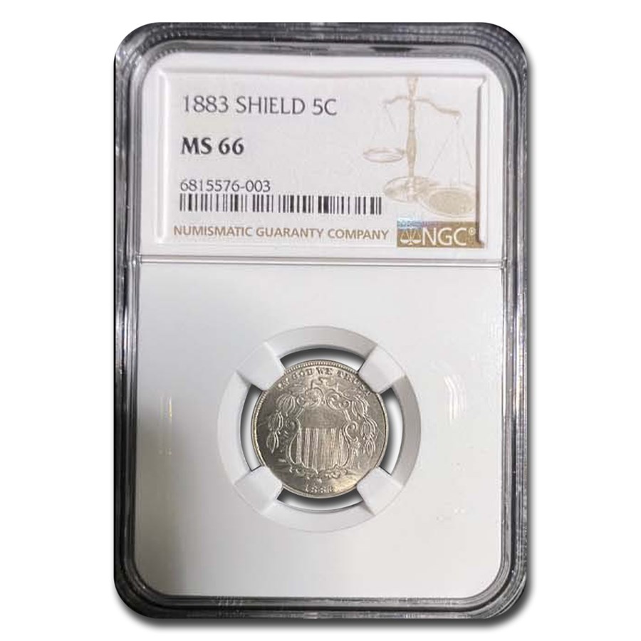 Buy 1883 Shield Nickel MS-66 NGC | APMEX