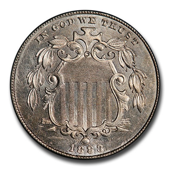 Buy 1883 Shield Nickel MS-66 PCGS | APMEX