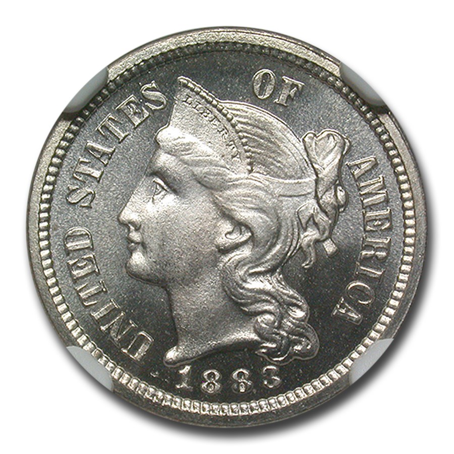 Buy 1883 Three Cent Nickel PF-65 Cameo+ NGC | APMEX
