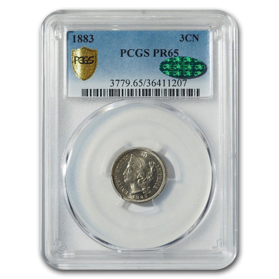 Buy 1883 Three Cent Nickel PR-65 PCGS CAC | APMEX