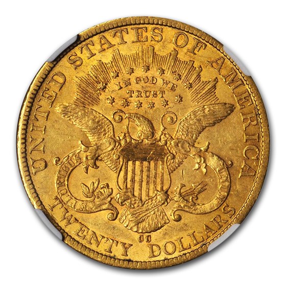 Buy 1884-CC $20 Liberty Gold Double Eagle AU-55+ NGC CAC | APMEX