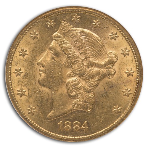 Buy 1884-CC $20 Liberty Gold Double Eagle AU-58 NGC | APMEX