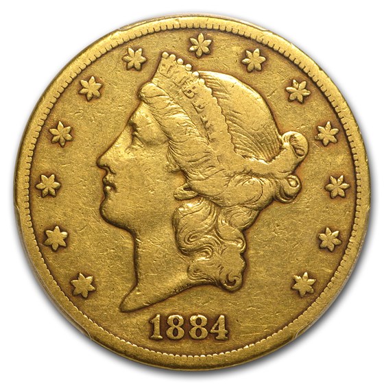 Buy 1884-CC $20 Liberty Gold Double Eagle VF-20 PCGS | APMEX