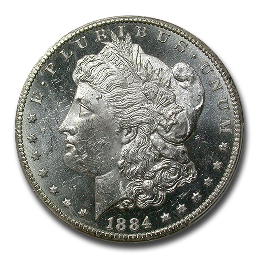 Buy 1884-CC Morgan Dollar MS-62 DMPL PCGS | APMEX