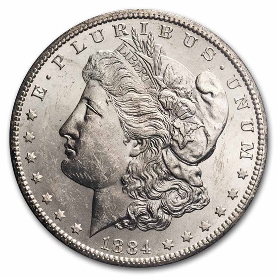1884-CC Morgan Dollar MS-62 PCGS (GSA)