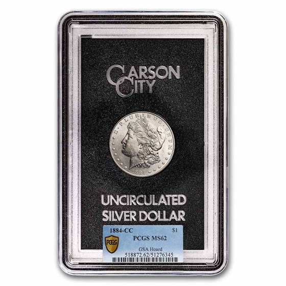 1884-CC Morgan Dollar MS-62 PCGS (GSA)