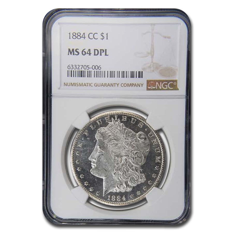 Buy 1884-CC Morgan Dollar MS-64 DPL NGC | APMEX