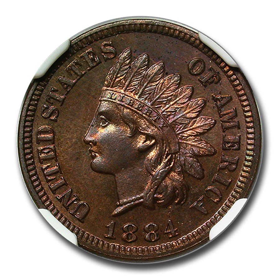 Buy 1884 Indian Head Cent PF-64 NGC (Brown) | APMEX