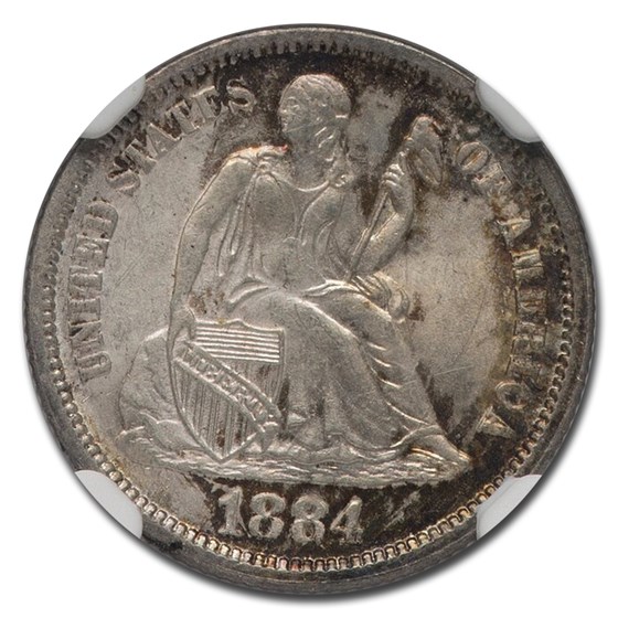 Buy 1884 Liberty Seated Dime MS-65 NGC | APMEX