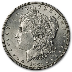 Buy 1884 Morgan Dollar MS-62 (VAM-3, Large Dot, Top-100) | APMEX