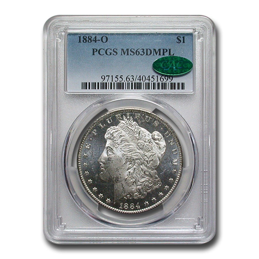 1884-O Morgan Dollar MS-63 PCGS CAC (DMPL)