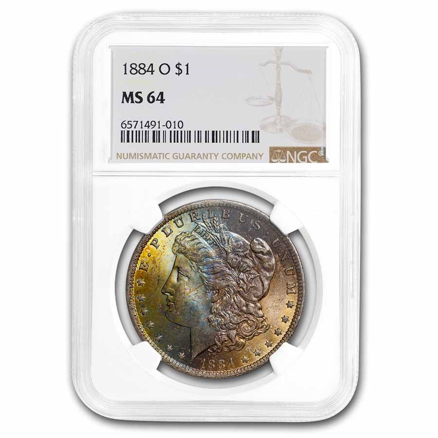 Buy 1884-O Morgan Dollar MS-64 NGC (Beautifully Toned) | APMEX