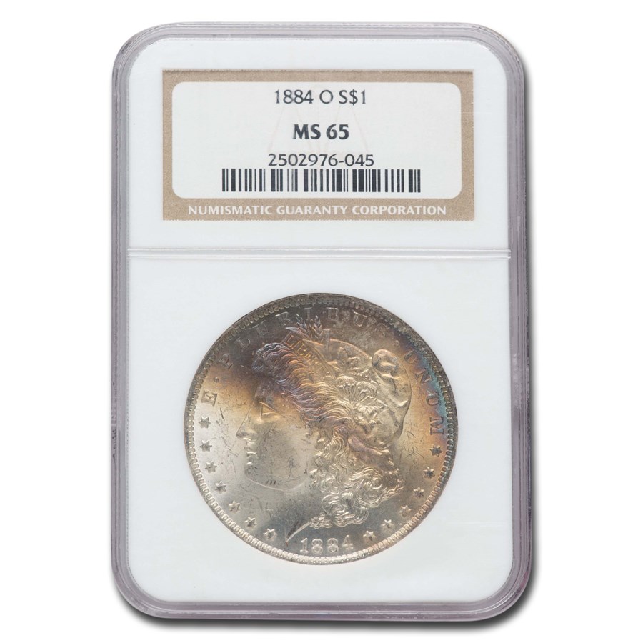 Buy 1884-O Morgan Dollar MS-65 NGC (Beautiful Toning) | APMEX