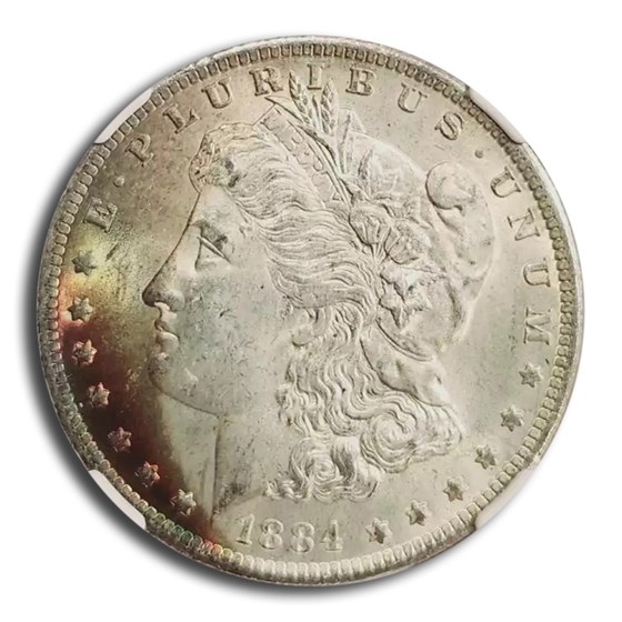 Buy 1884-O/O Morgan Dollar MS-64 NGC (VAM-10 DDO Ear, Hot-50) | APMEX