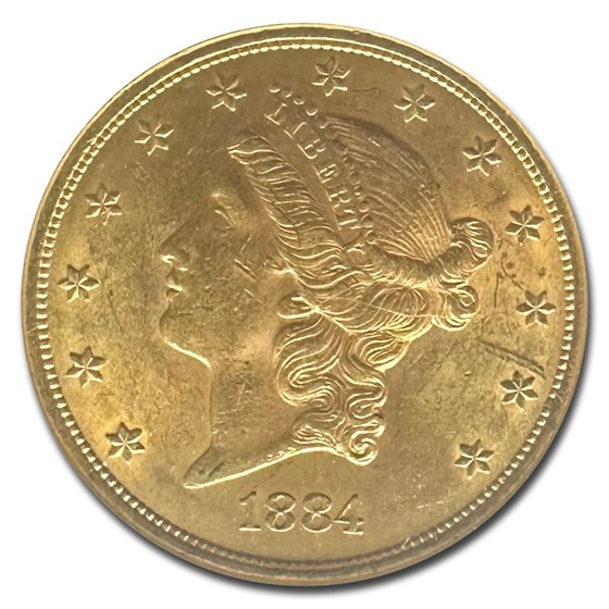 Buy 1884-S $20 Liberty Gold Double Eagle MS-61 NGC | APMEX