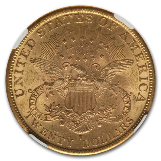 Buy 1884-S $20 Liberty Gold Double Eagle MS-62 NGC CAC | APMEX