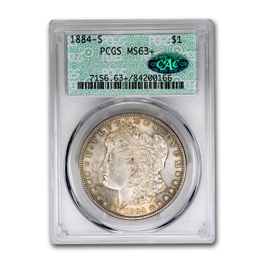 Buy 1884-S Morgan Dollar MS-63+ PCGS CAC | APMEX