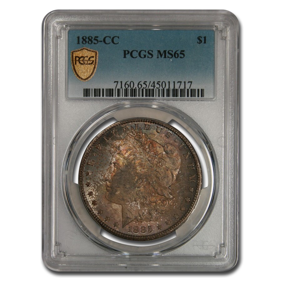 Buy 1885-CC Morgan Dollar MS-65 PCGS (Beautifully Toned) | APMEX
