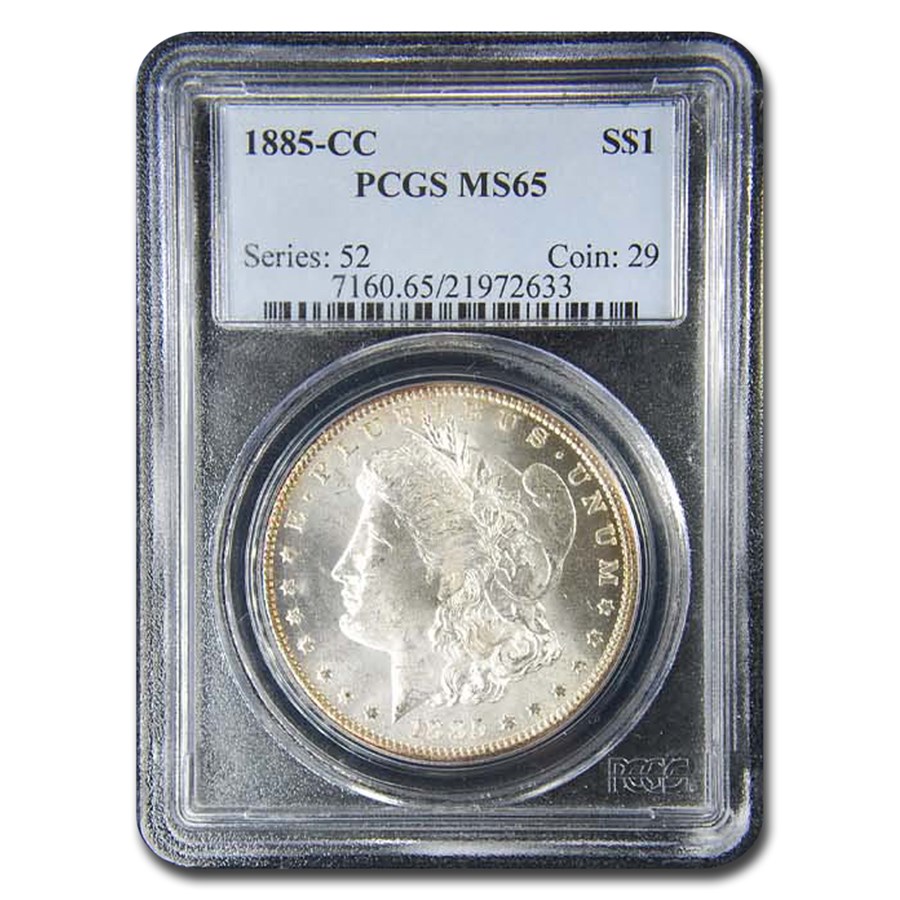 Buy 1885-CC Morgan Dollar MS-65 PCGS | APMEX