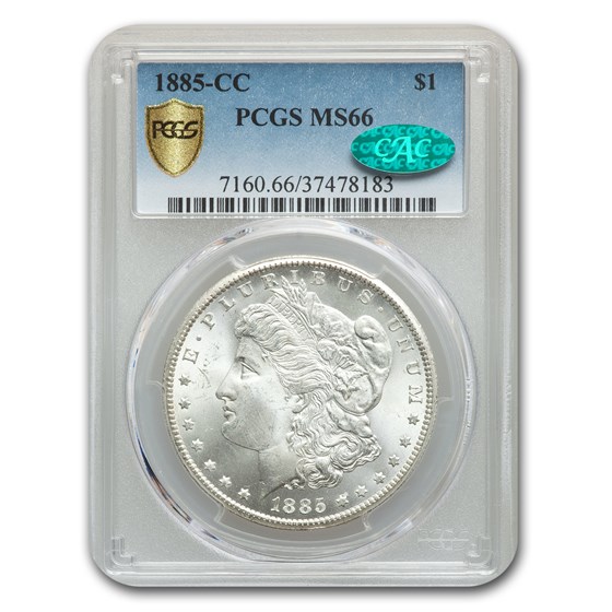 Buy 1885-CC Morgan Dollar MS-66 PCGS CAC | APMEX