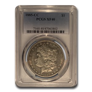 Buy 1885-CC Morgan Dollar XF-40 PCGS | APMEX