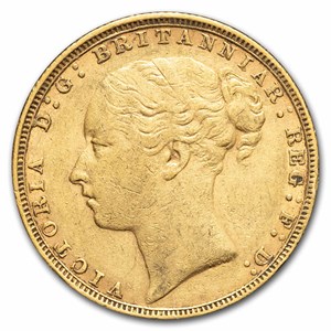 Buy 1885 GB Gold Sovereign Young Victoria XF | APMEX