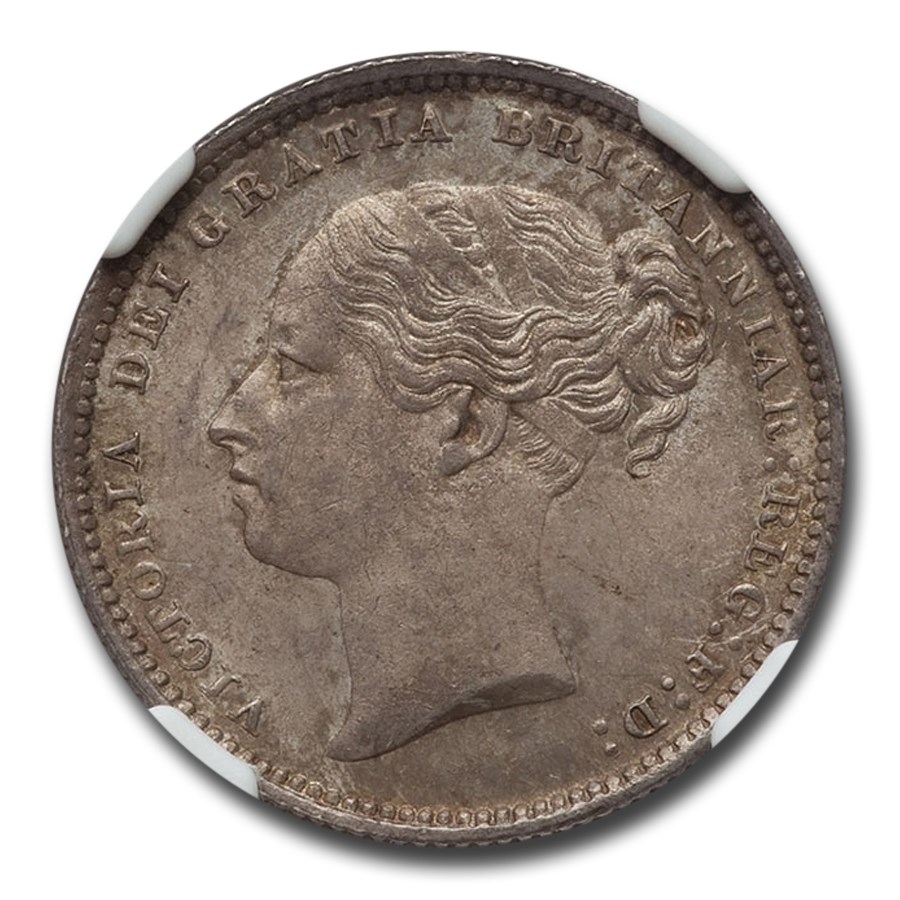 Buy 1885 Great Britain Silver Shilling Queen Victoria MS-64 NGC | APMEX