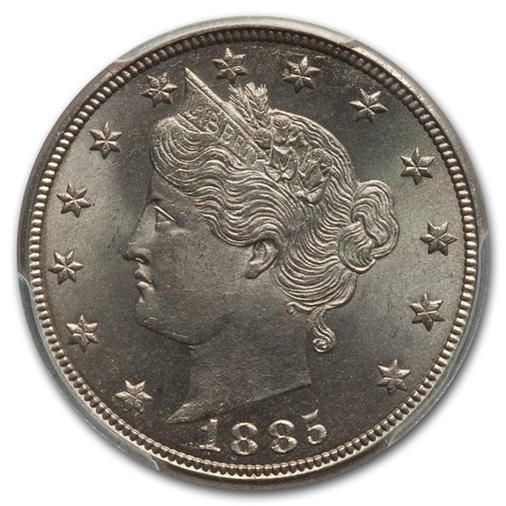 Buy 1885 Liberty Head V Nickel MS-66 PCGS | APMEX