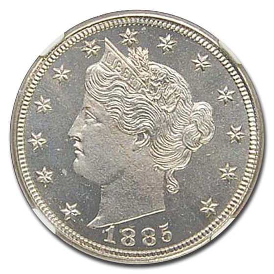 Buy 1885 Liberty Head V Nickel PF-65 Cameo NGC | APMEX