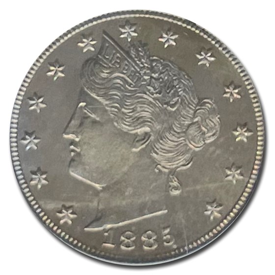 Buy 1885 Liberty Head V Nickel PR-65 PCGS CAC | APMEX