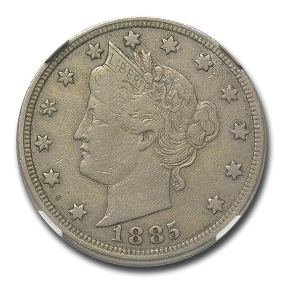 Buy 1885 Liberty Head V Nickel VF-25 NGC | APMEX
