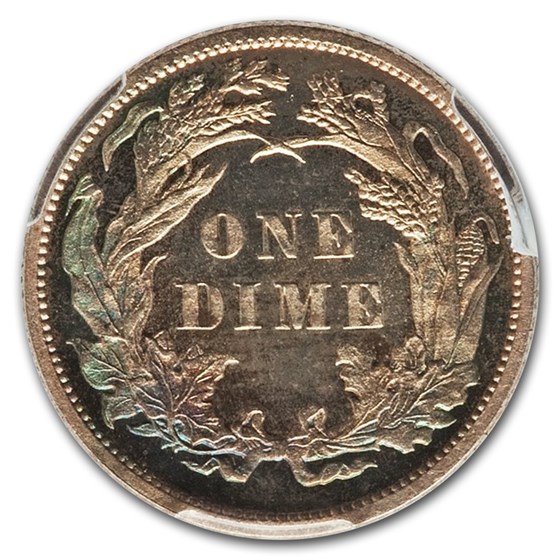 Buy 1885 Liberty Seated Dime PR-67 Cameo+ PCGS CAC | APMEX