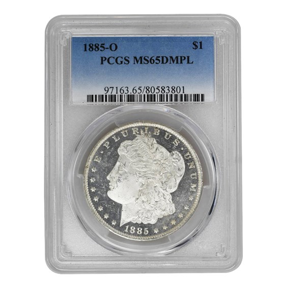 Buy 1885-O Morgan Dollar DMPL MS-65 PCGS | APMEX