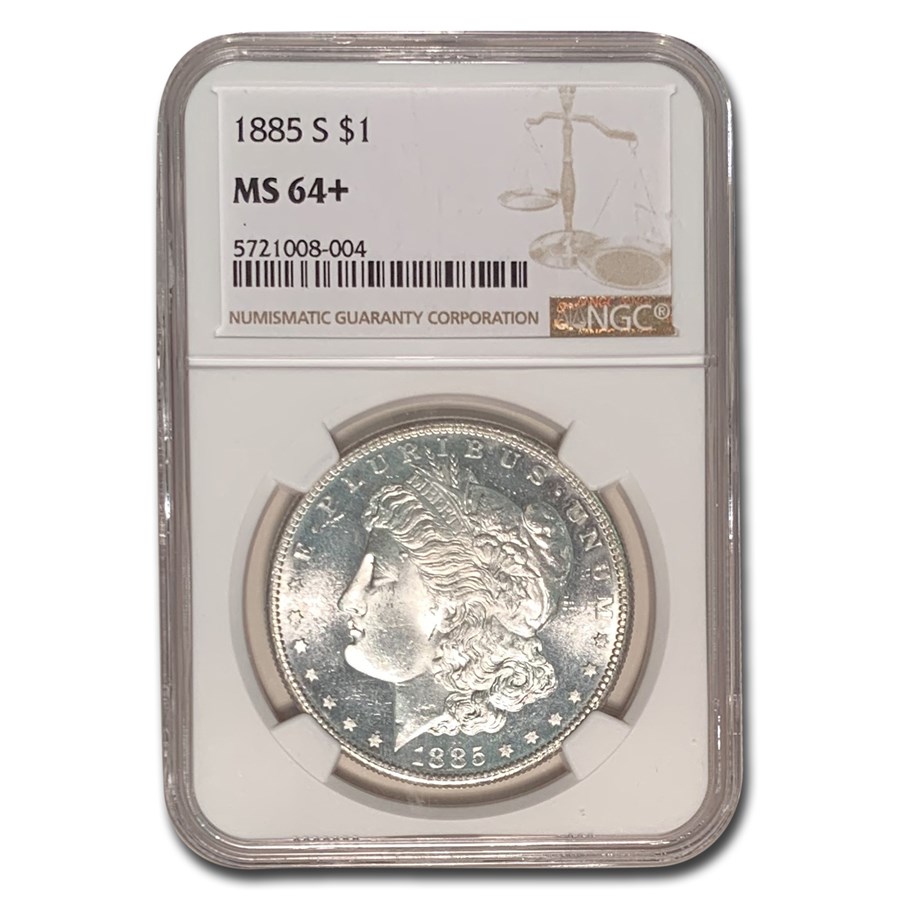 Buy 1885-S Morgan Dollar MS-64+ NGC | APMEX