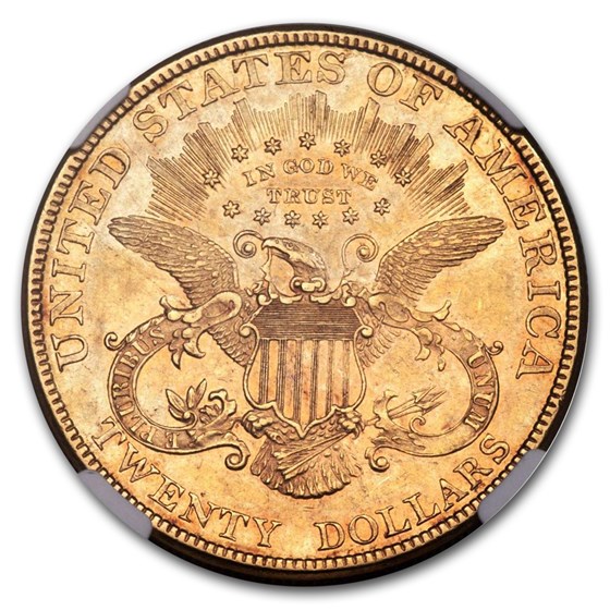 Buy 1886 $20 Liberty Gold Double Eagle AU-58 NGC | APMEX