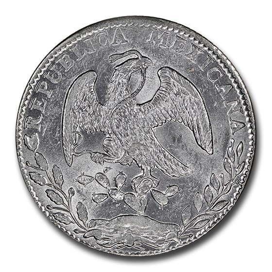 Buy 1886-Go RR Mexico Silver 8 Reales MS-62 NGC | APMEX