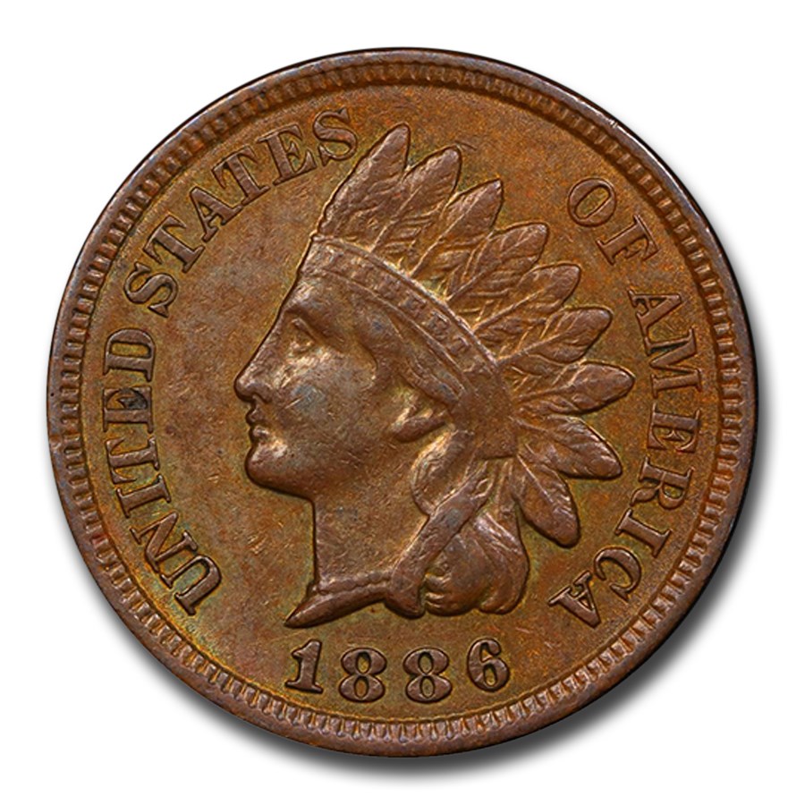 Buy 1886 Indian Head Cent AU-53 PCGS (Variety-II) | APMEX