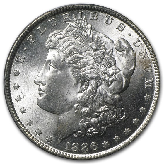 Buy 1886 Morgan Dollar MS-64 PCGS | APMEX