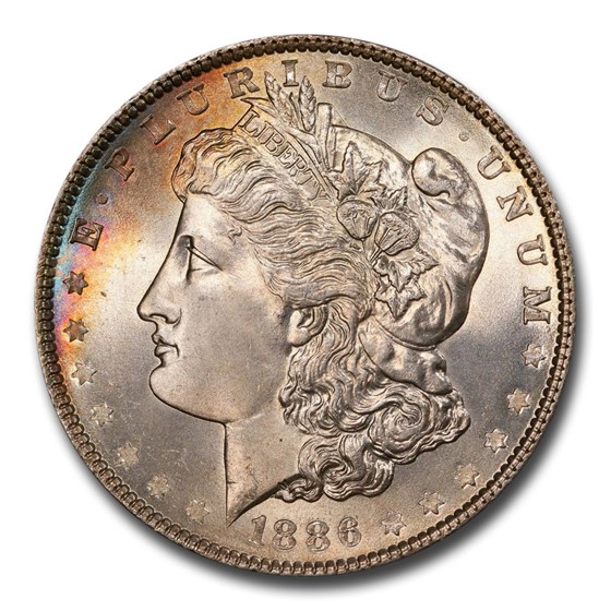 Buy 1886 Morgan Dollar MS-68 PCGS | APMEX