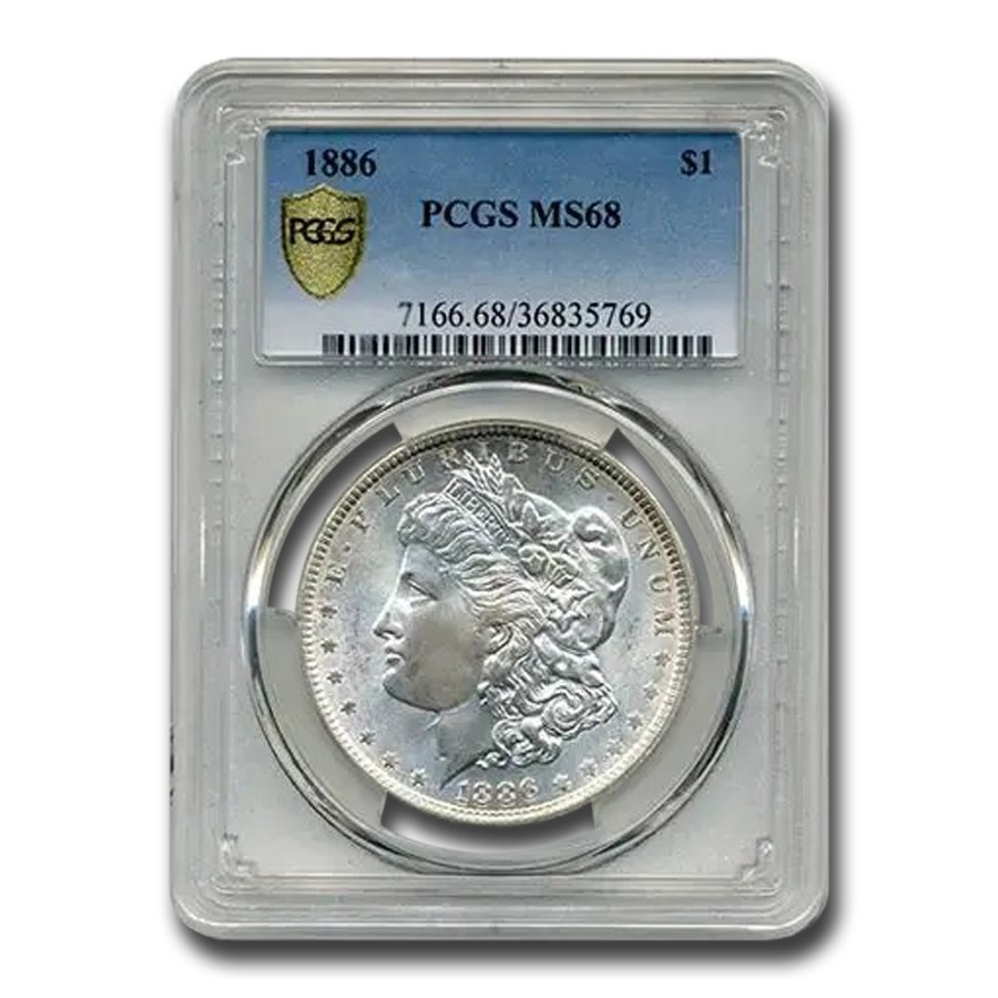 1886 Morgan Dollar MS-68 PCGS