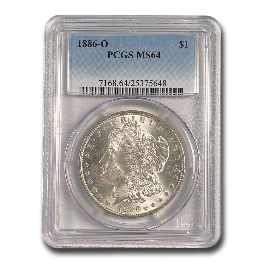 Buy 1886-O Morgan Dollar MS-64 PCGS | APMEX