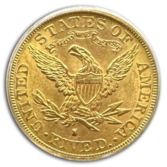 Buy 1886-S $5 Liberty Gold Half Eagle MS-62 CAC | APMEX