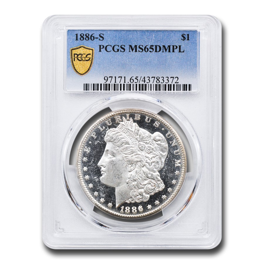 Buy 1886-S Morgan Dollar DMPL MS-65 PCGS | APMEX
