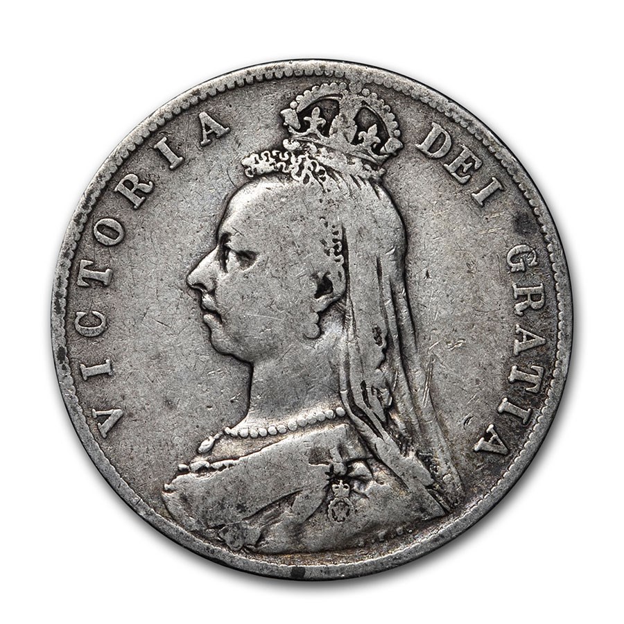 Buy 1887-1892 Great Britain Silver Half Crown Victoria Avg Circ | APMEX